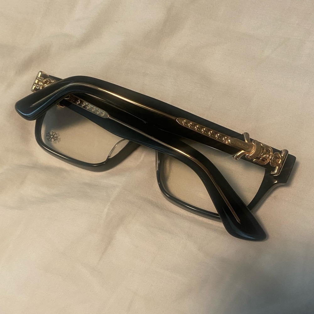 Chrome Hearts Vagillionaire I Eyeglasses Gold Hardwsre - Gem